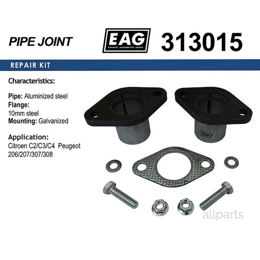 EAG 313015 Фланцевое соединение Citroen C2/C3/C4 Peugeot 206/207/307/308