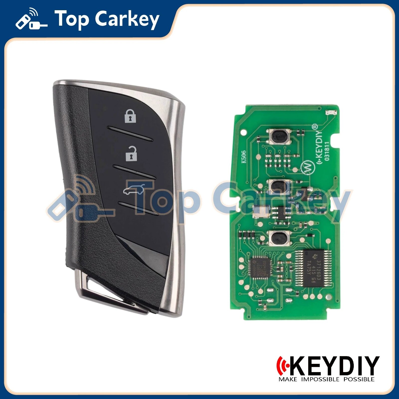 Серия KEYDIY KD TDB (TDB01, TDB03, TDB36, TDB42) для Toyota Camry, Corolla, Levin, Avalon, RAV4, а также для Lexus ES, RX, LX, LS