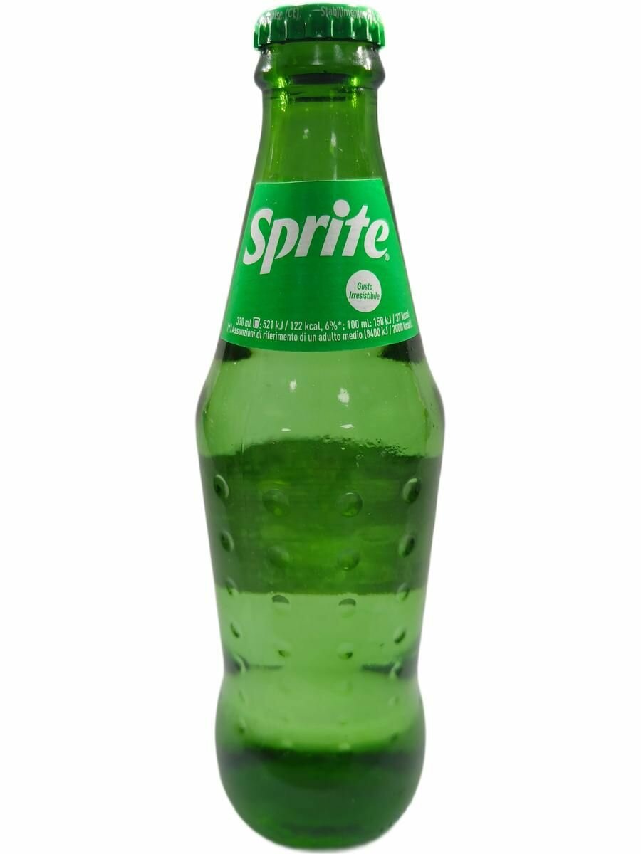 Напиток газированный Sprite (Спрайт) , 330 мл х 24 шт. стекло, Италия