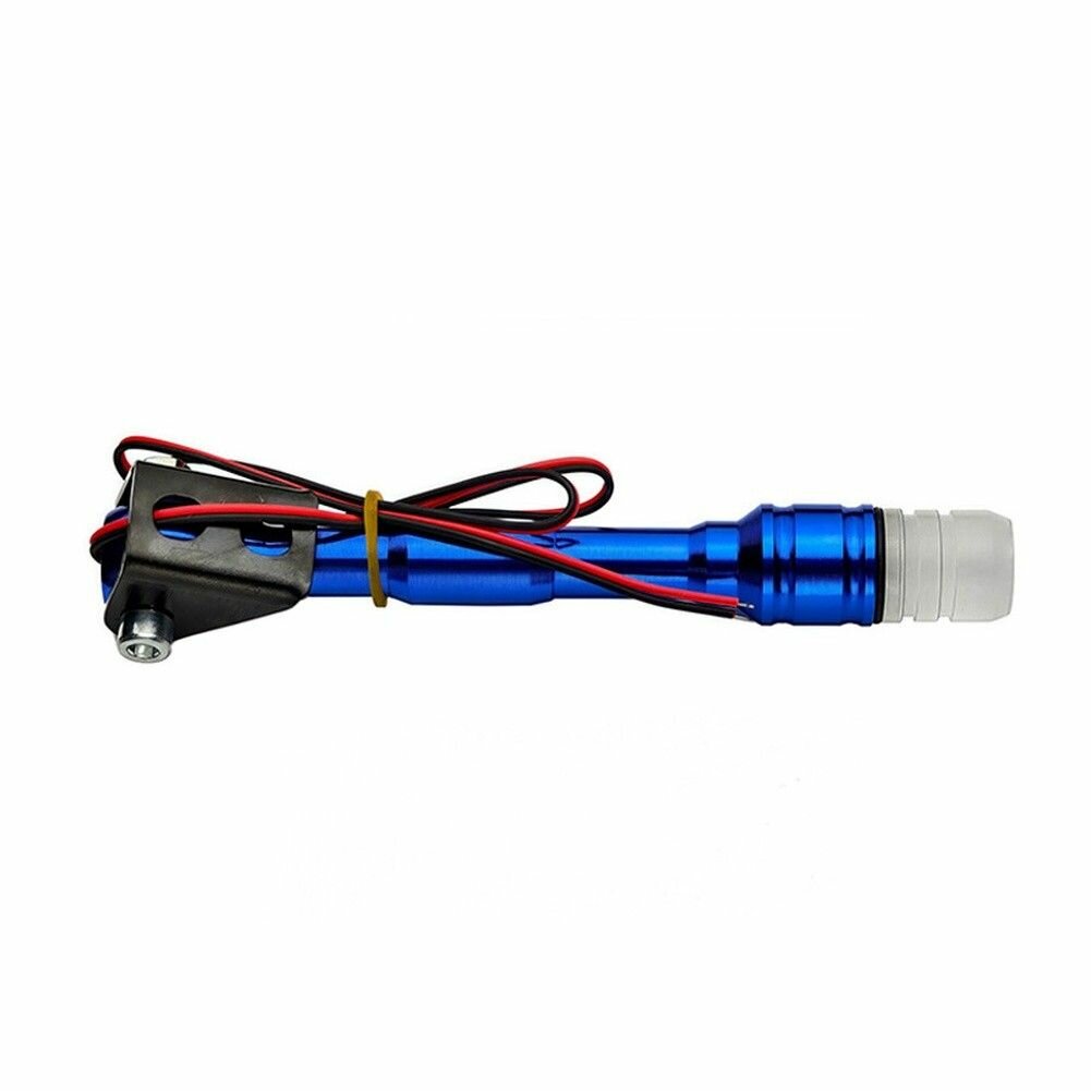 Антенна на мотоцикл с LED-подсветкой, алюминиевый сплав с ЧПУ, универсальная установка, 12.5×40 см, несколько цветов