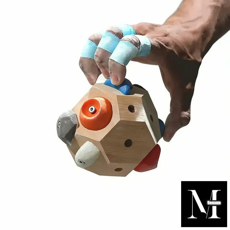 Деревянный фингерборд Handcrafted Boulder Block для скалолазания дома
