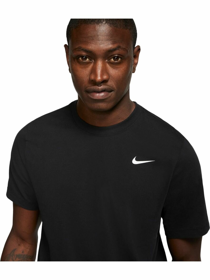 Футболка NIKE DF TEE, 1 шт., размер S, черный — фото 1