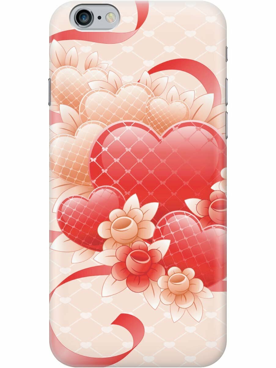 Силиконовый чехол на Apple iPhone 6S Plus / 6 Plus / Эпл Айфон 6 Плюс / 6с Плюс с рисунком "С любовью"