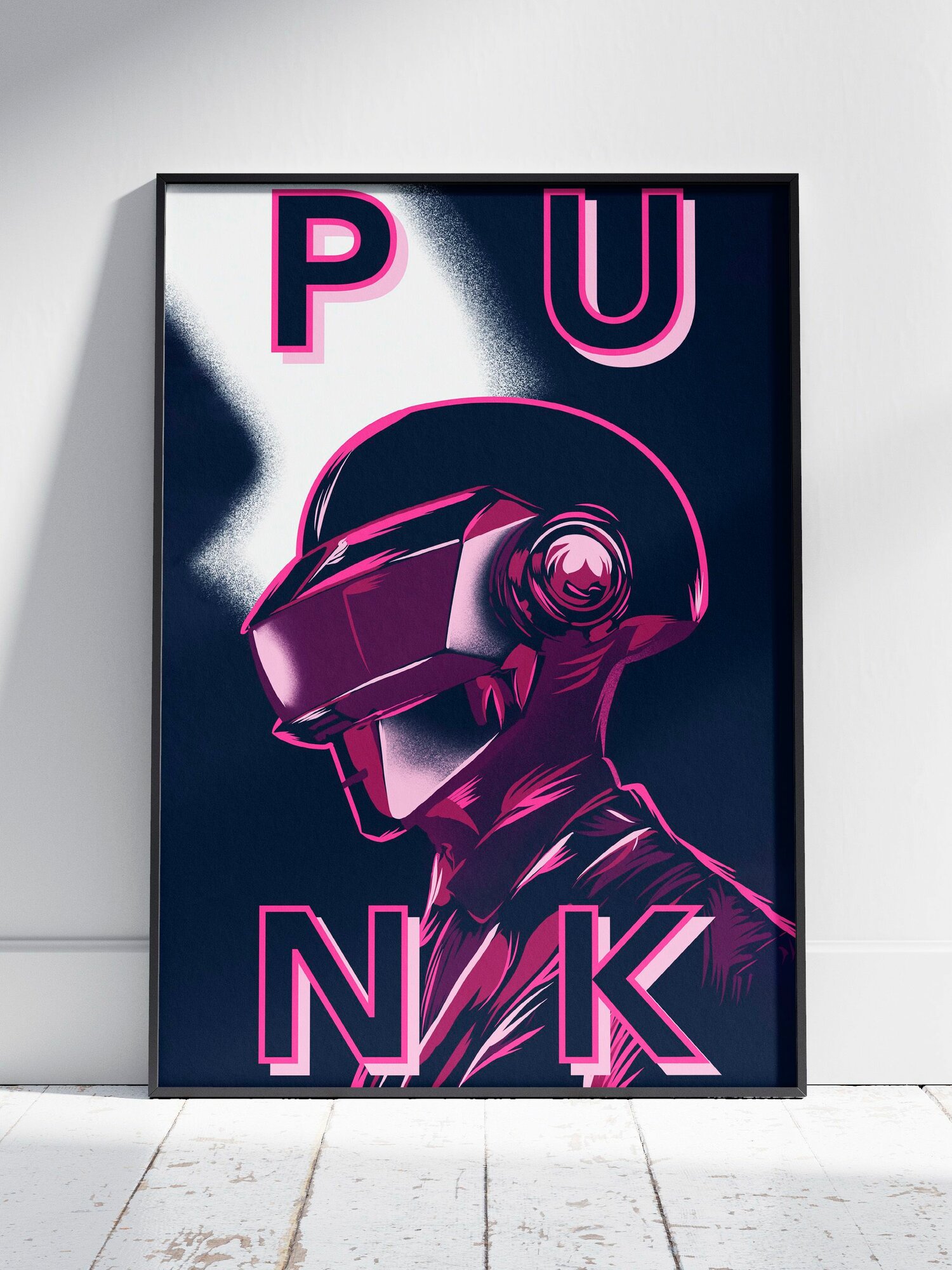 Плакат на стену для интерьера Дафт Панк (Daft Punk 51) - Постер по музыке и артисту формата A3 (30x42 см)