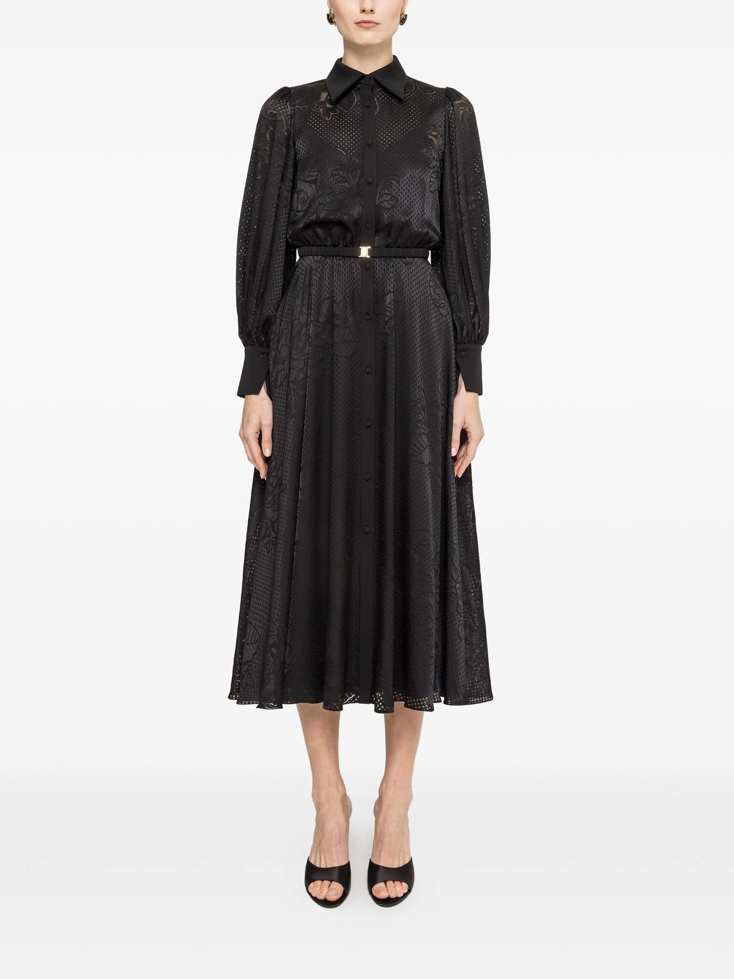 Платье Belted midi dress