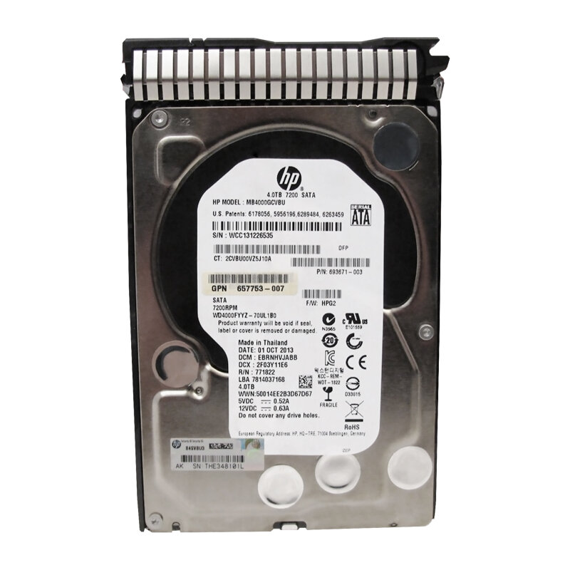 Жесткий диск HP MB4000GCVBU 4Tb SATAIII 3,5" HDD