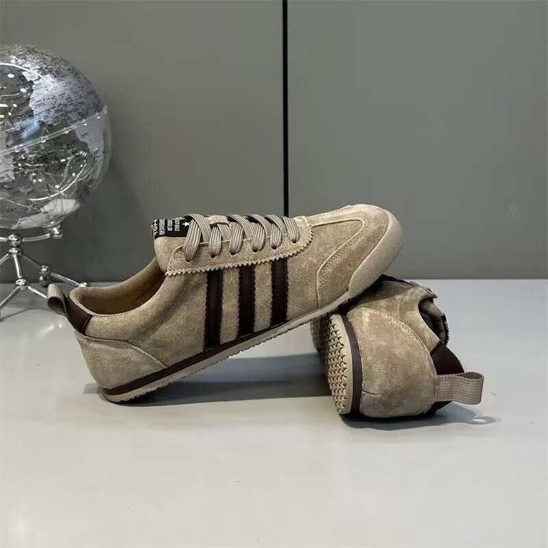 JYL Мужские ботинки Для зимних прогулок Теплые Анольные Кожа+плюш/Khaki