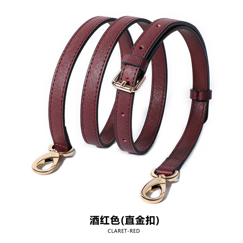 Сумка-мессенджер Ma Huangshi MK bag, женская, кожаная, с регулируемым ремнем, цвет винно-красный