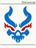 Термонаклейка для одежды и аксессуаров DTF-печать демон