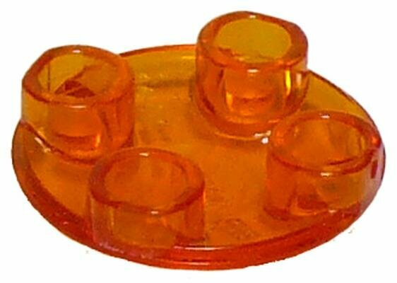 Деталь Lego 2654 Plate, Round 2 x 2 with Rounded Bottom (Boat Stud)