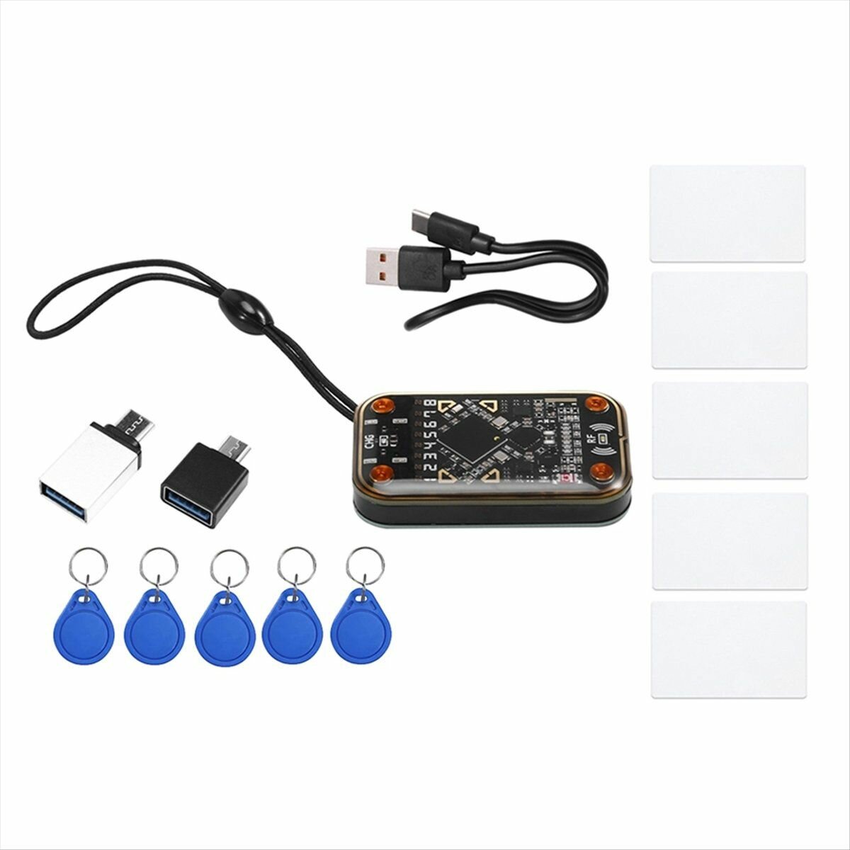 Считыватель-эмулятор RFID SmartChip 5XCUID ReadWriter EM125kHz/13,56MHz — копирование и эмуляция карт и брелоков