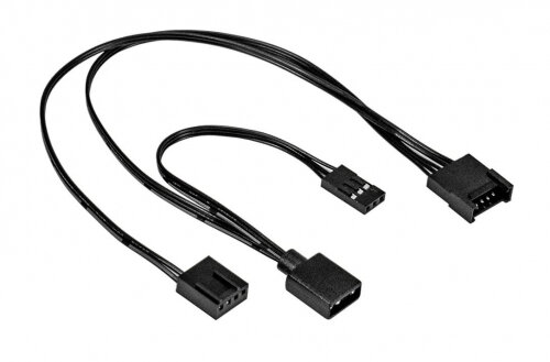 Кабель Exegate EX-CC-F6pARGB-3pARGD+4p EX298128RUS для подключения вентиляторов с подсветкой ARGB 6pin к матплатам с ARGB подсветкой (6pin ARGB/5V 3pi