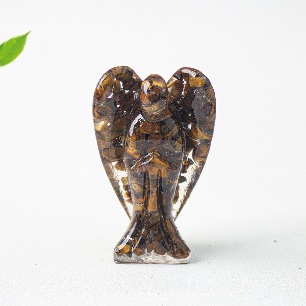 Смола ангел ручная работа с водными кристаллическими элементами для коллекционеров подарок идея стиль г