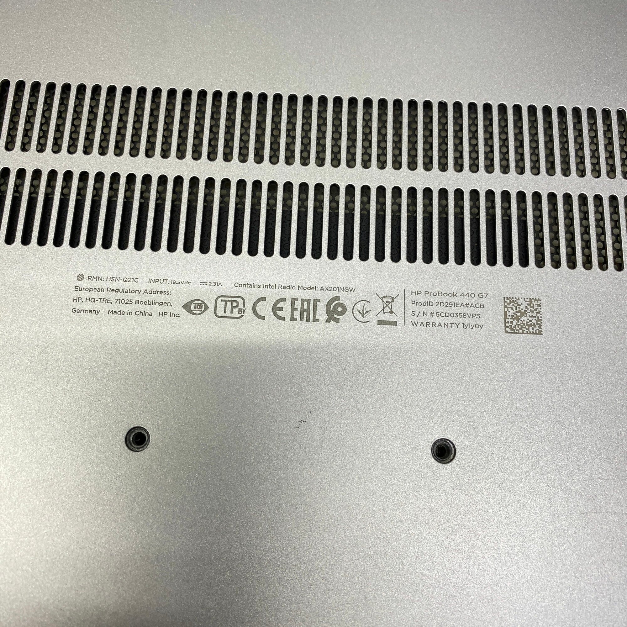 Поддон HP ProBook 440 G7 — фото 1