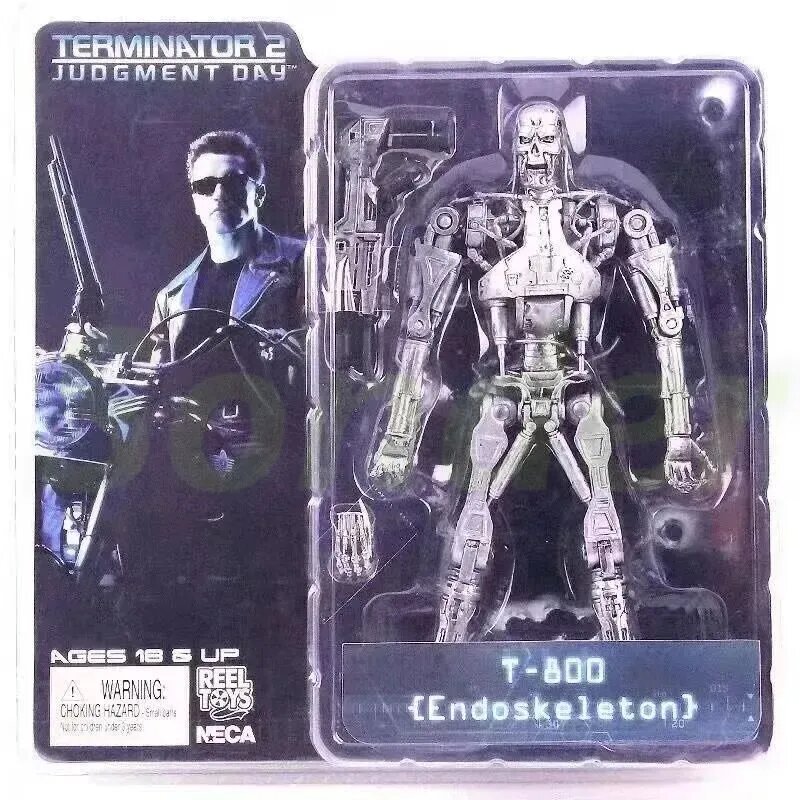 Фигурка NECA Терминатор 2: Судный день T-800 (Endoskeleton) коллекционная шарнирная 18+