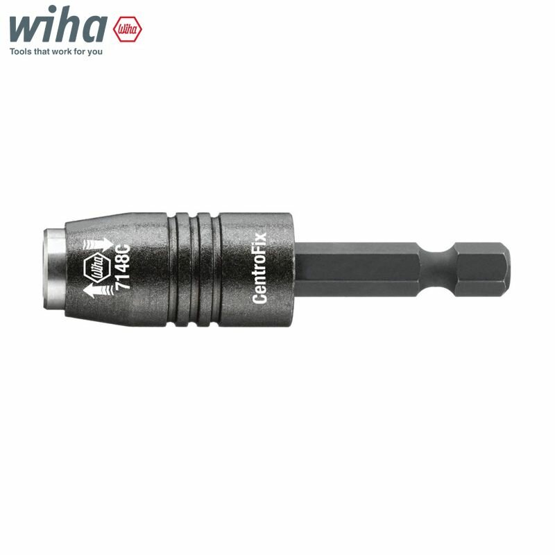 Wiha 32477 Держатель бит 1/4" CentroFix с механической блокировкой 7148C