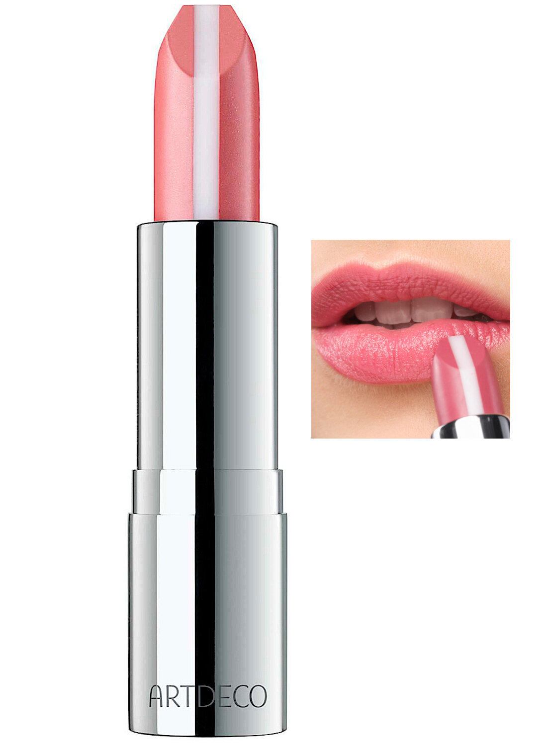 ARTDECO Помада-бальзам для губ Тон 20 Розовый увлажняющая Hydra Care Lipstick rose oasis 3,5 г
