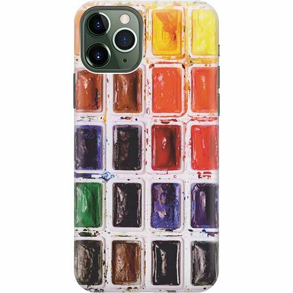 Силиконовый чехол на Apple iPhone 11 Pro Max / Эпл Айфон 11 Про Макс с рисунком "Палитра красок"