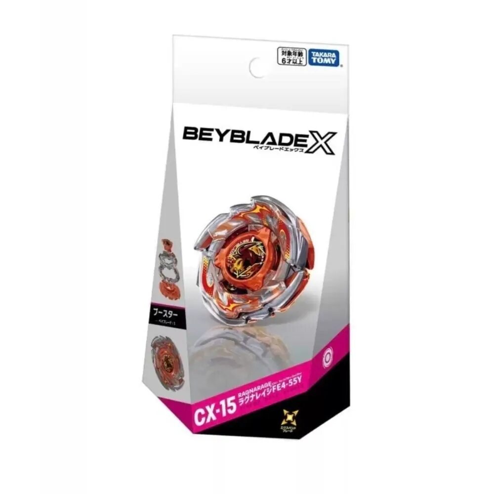 Takara Tomy Beyblade X CX-15 Demon God Rage FE4-55Y Волчок