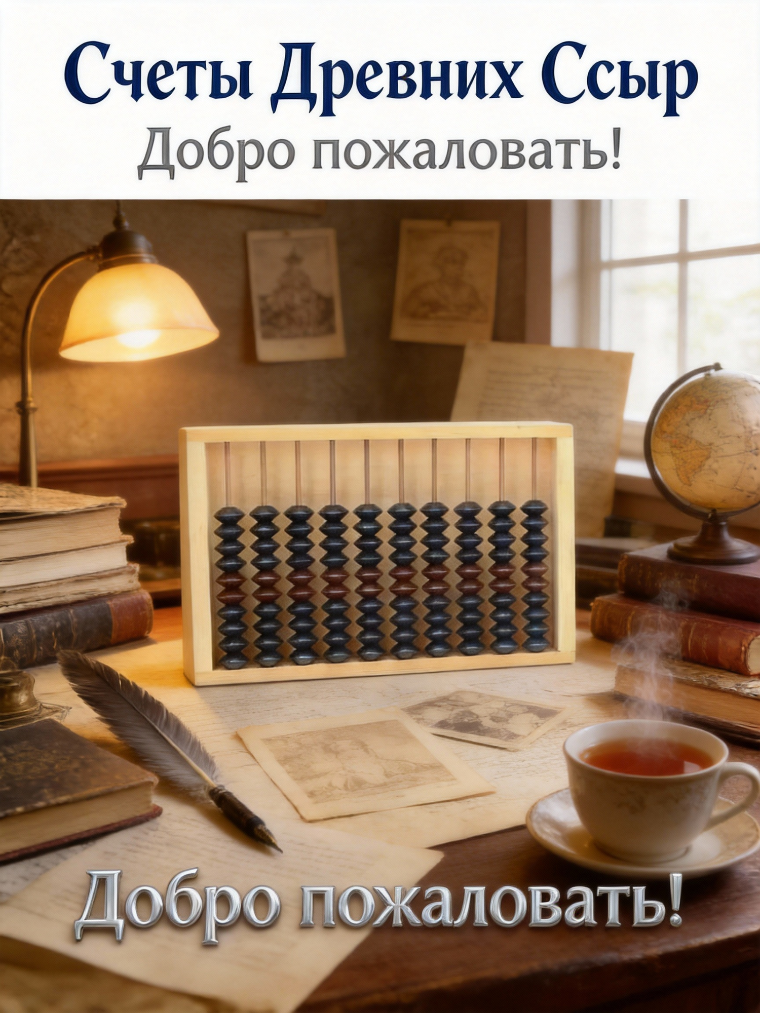 Счёты деревянные СССР, наглядный инструмент для обучения арифметике с деревянной рамой, металлическими элементами и пластиковыми костяшками