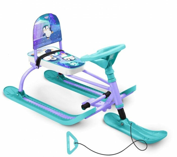 Снегокат Nika Twiny 1 принт с пингвинятами