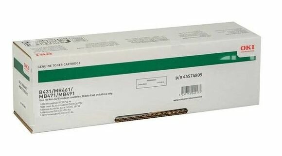 Тонер OKI B431/MB461/47/49, ресурс 7000 страниц А4, черный