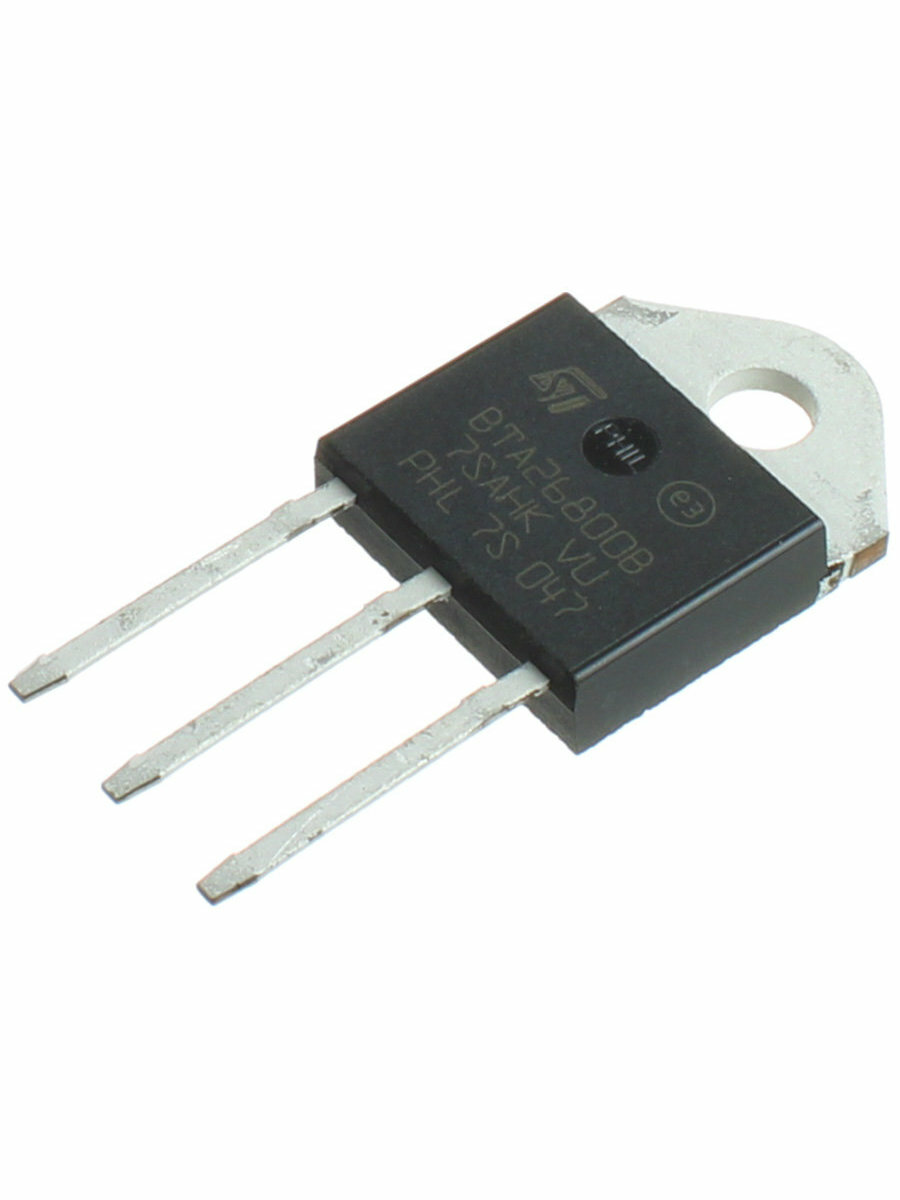 Симистор BTA26-800BWRG TOP-3 STM (800В 25А 50мА 3Q)