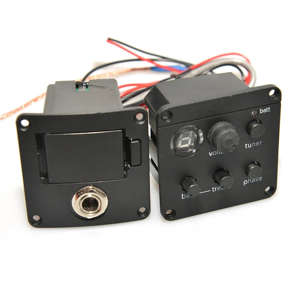 Звукосниматель для акустической гитары ISYS + EQ, система предусилителя для акустической гитары, усилитель, регулируемый звук, аксессуары для гитары