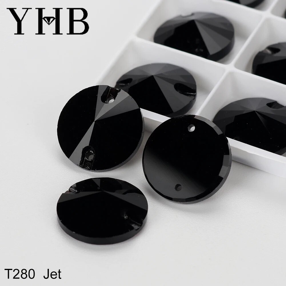 Кристаллы YHB T280 Jet черные