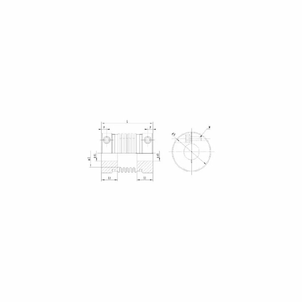 Муфта TECHNIX соединительная BC32-C BC32CTECHNIX — фото 1