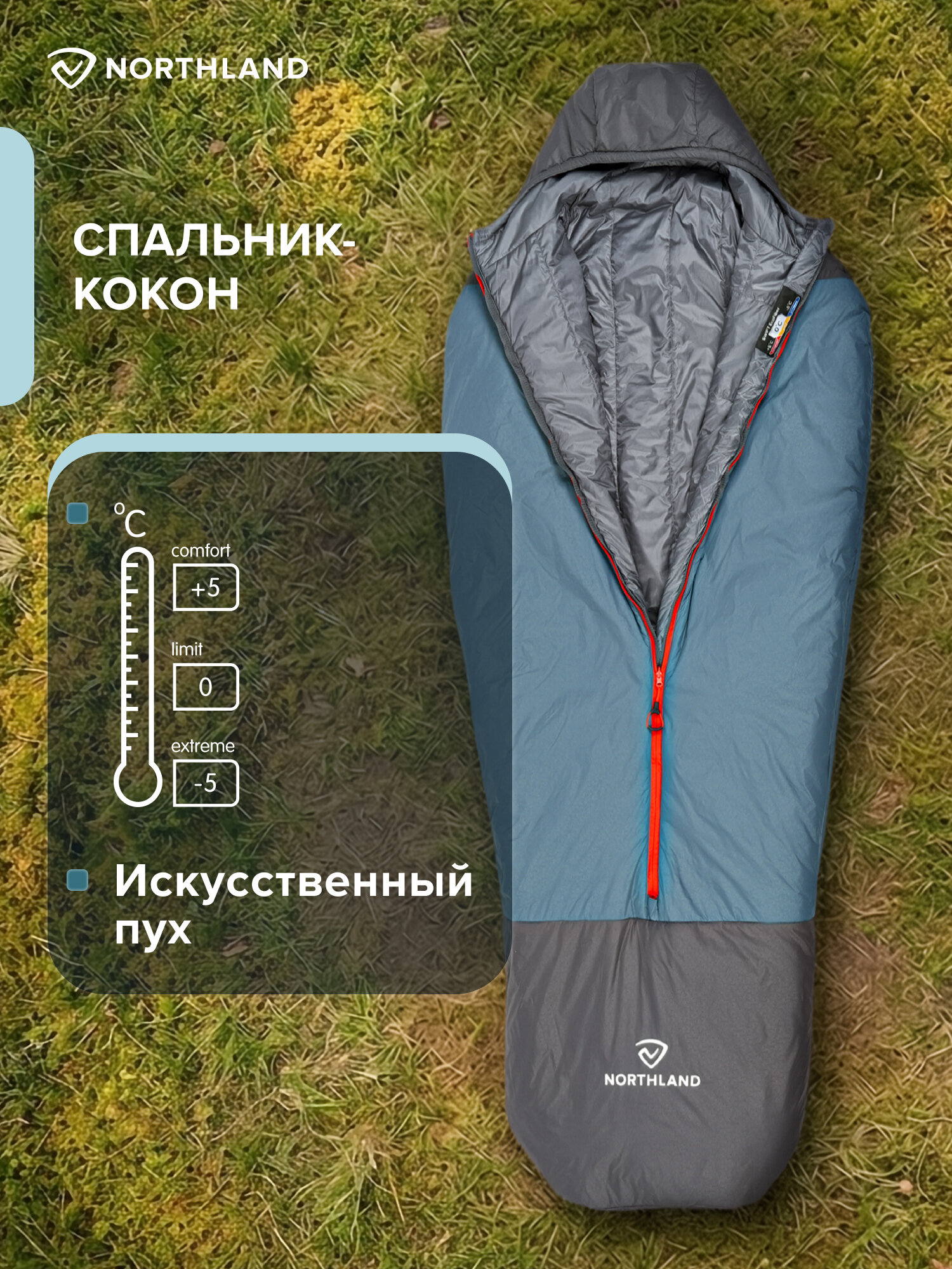 Спальный мешок Northland Swift EcoFiber +5