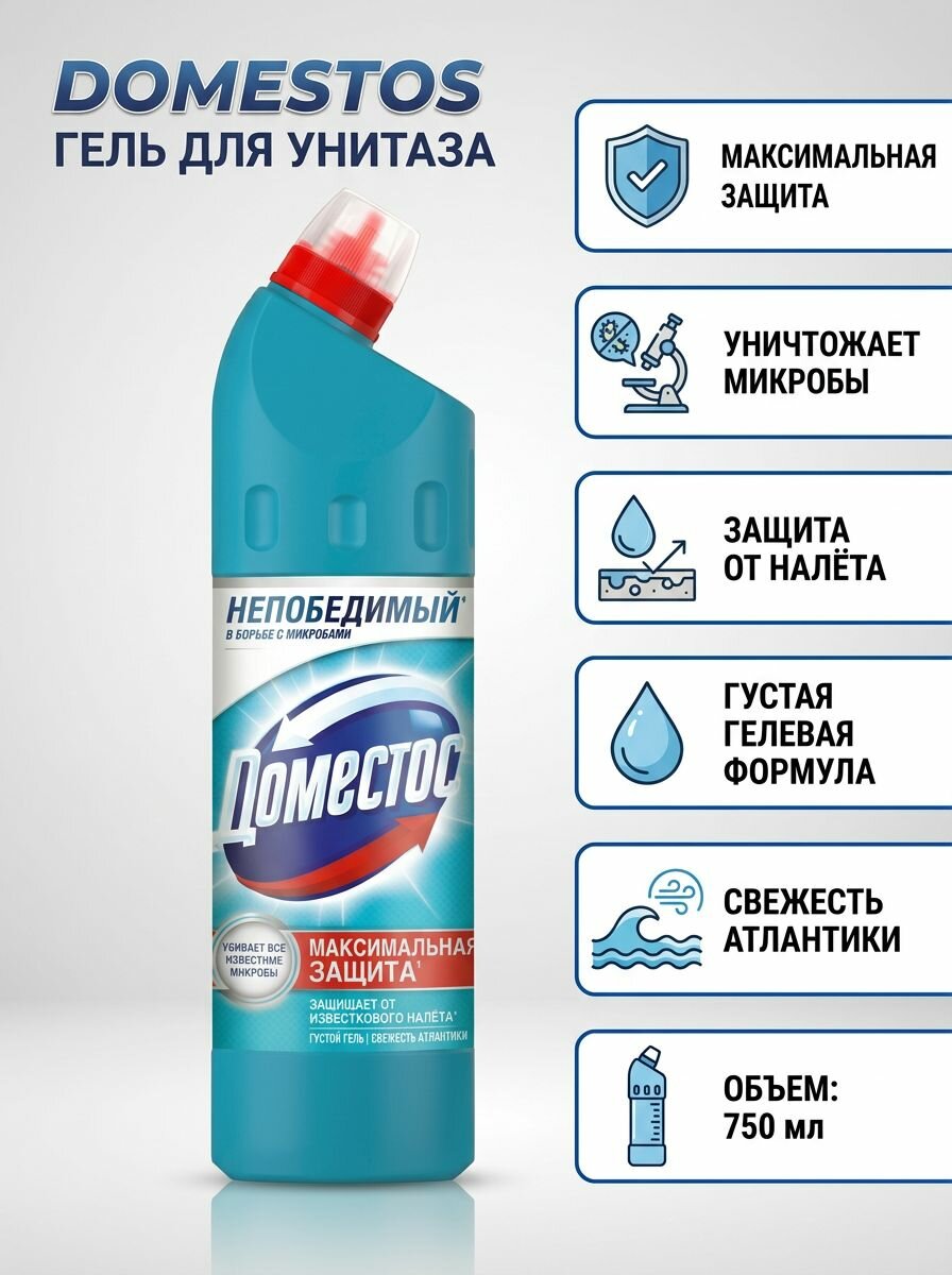 Чистящее средство. Максимальная защита 750мл