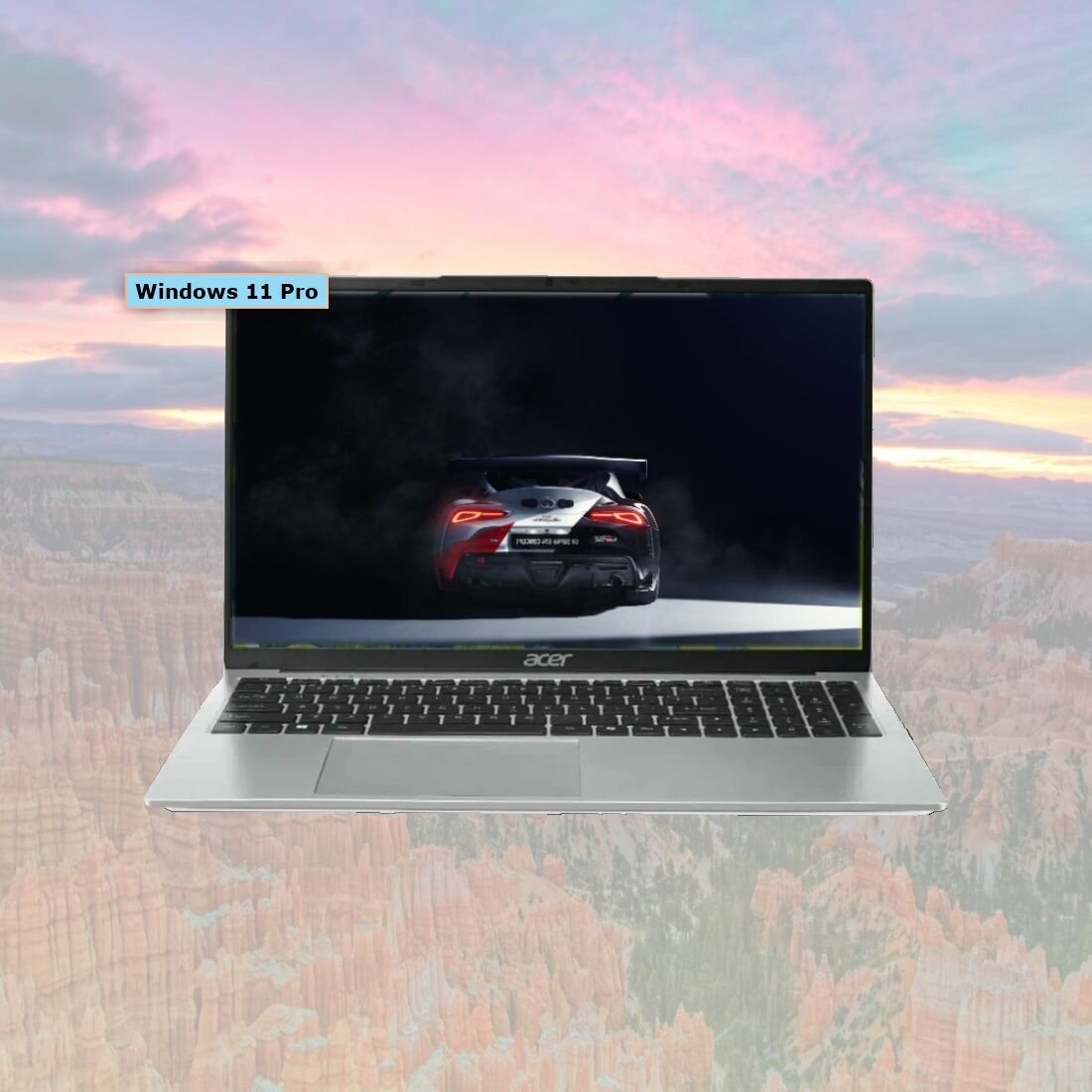 Ноутбук Acer Intel Core 3 3,4ГГц 8 ядер. 17,3' 1600x900 HD+ Intel Graphics Windows 11 Pro Русская раскладка