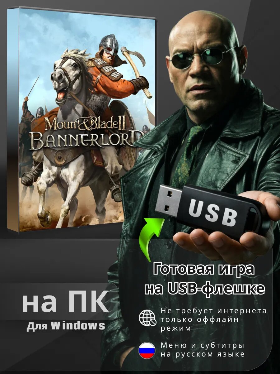Mount & Blade II Bannerlord (2020) на USB флешке для ПК