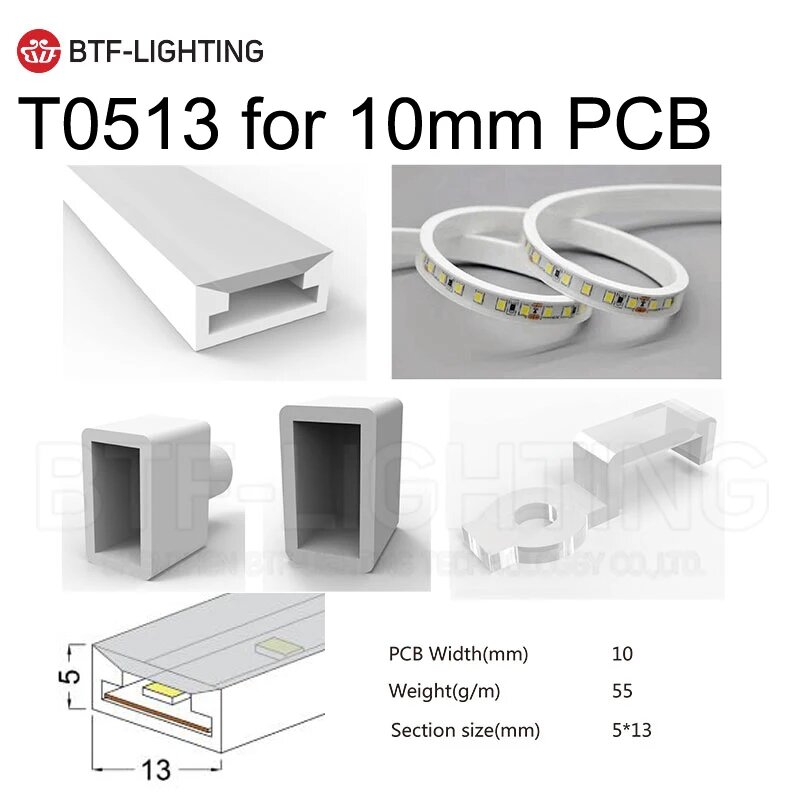 BTF-LIGHTING T0513, 2м, Светло-желтый