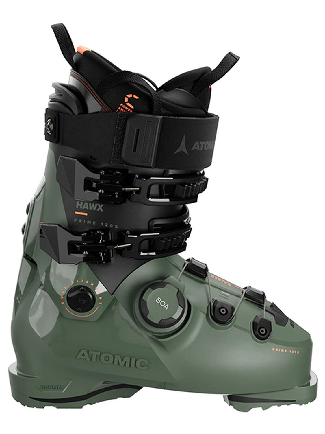 Горнолыжные ботинки Atomic Hawx Prime 120 S BOA GW Army Green Black 24/25 , для мужчин , хаки