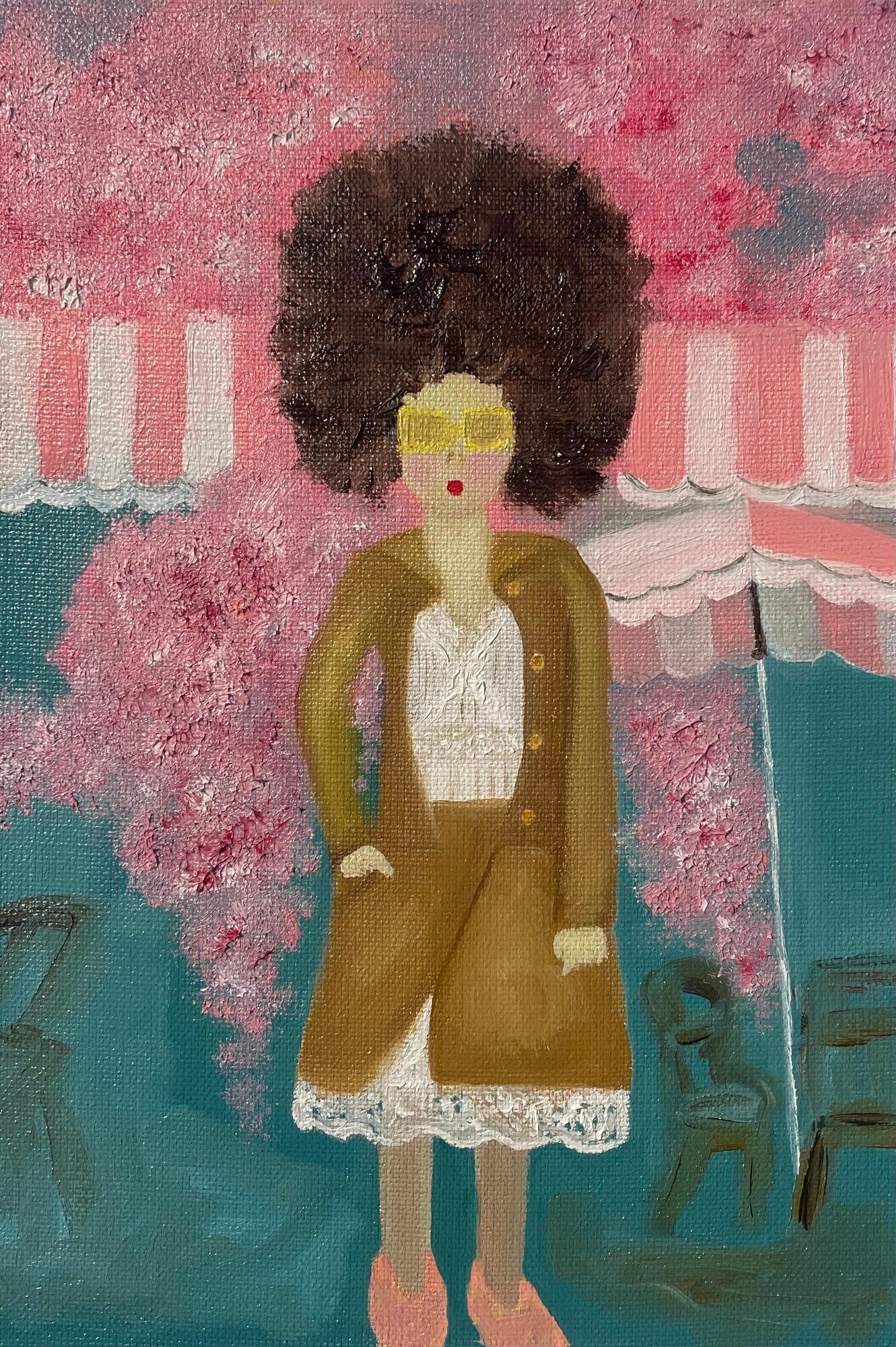 Авторская картина маслом "Кружева. Весна."