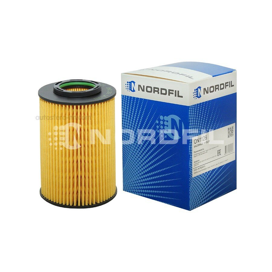 NORDFIL ON1126 Фильтр масляный HYUNDAI Grandeur / Azera i30 Santa Fe II Sonata V (NF) Tucson KIA Carens III (