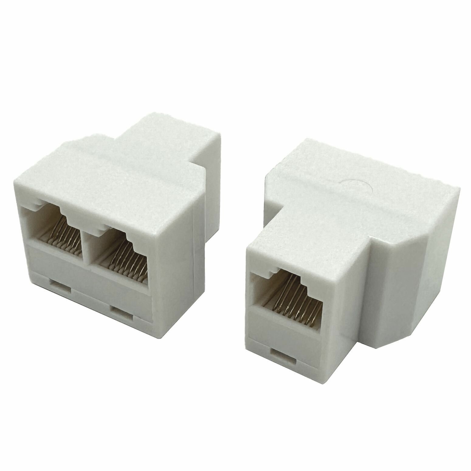 RJ45 Ethernet разветвитель 1 на 2, подходит for Cat 6, for Cat 5, for Cat 5e, белый