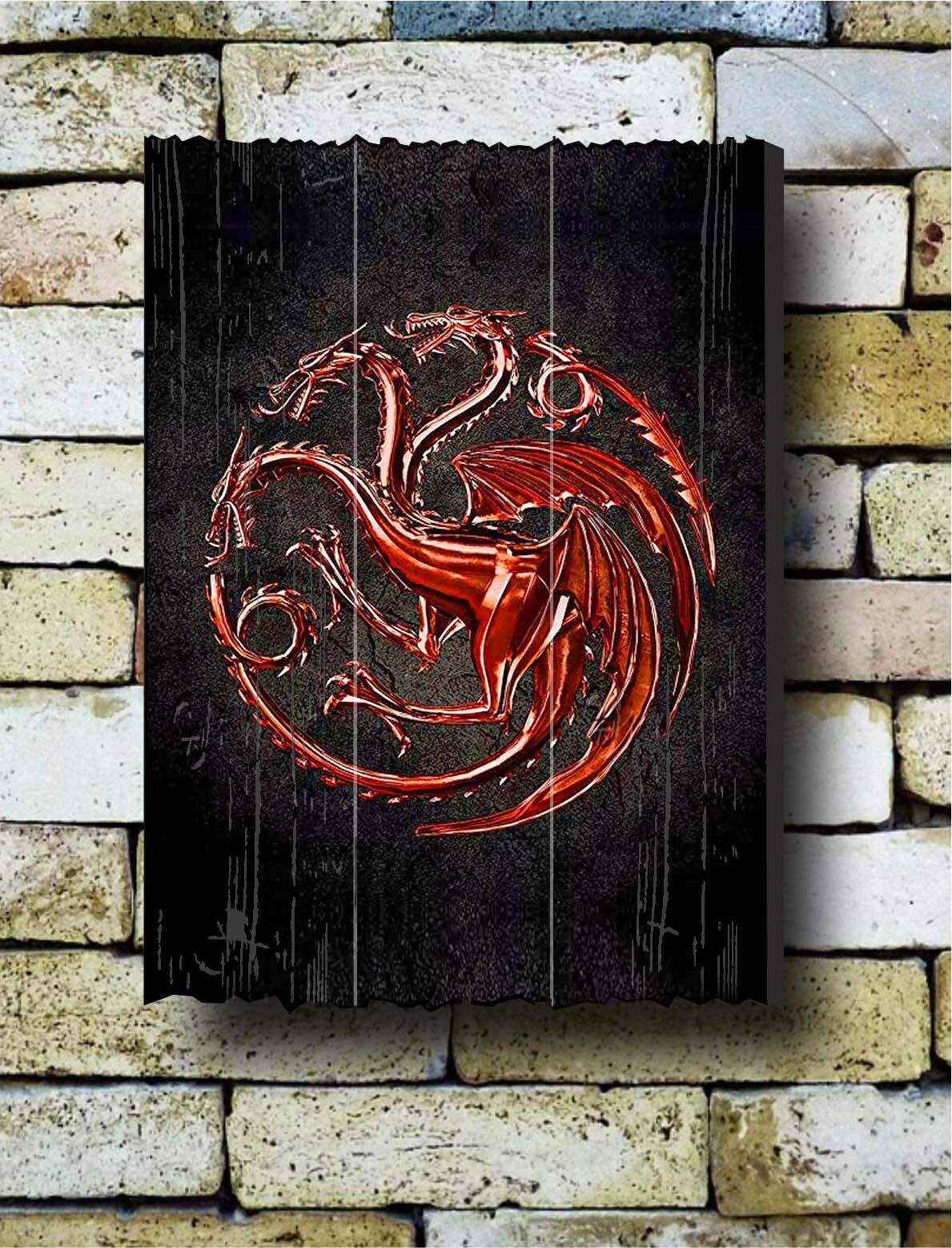 Картина на досках Дом Дракона, game of Thrones, Игра Престолов, Дейемон Таргариен39