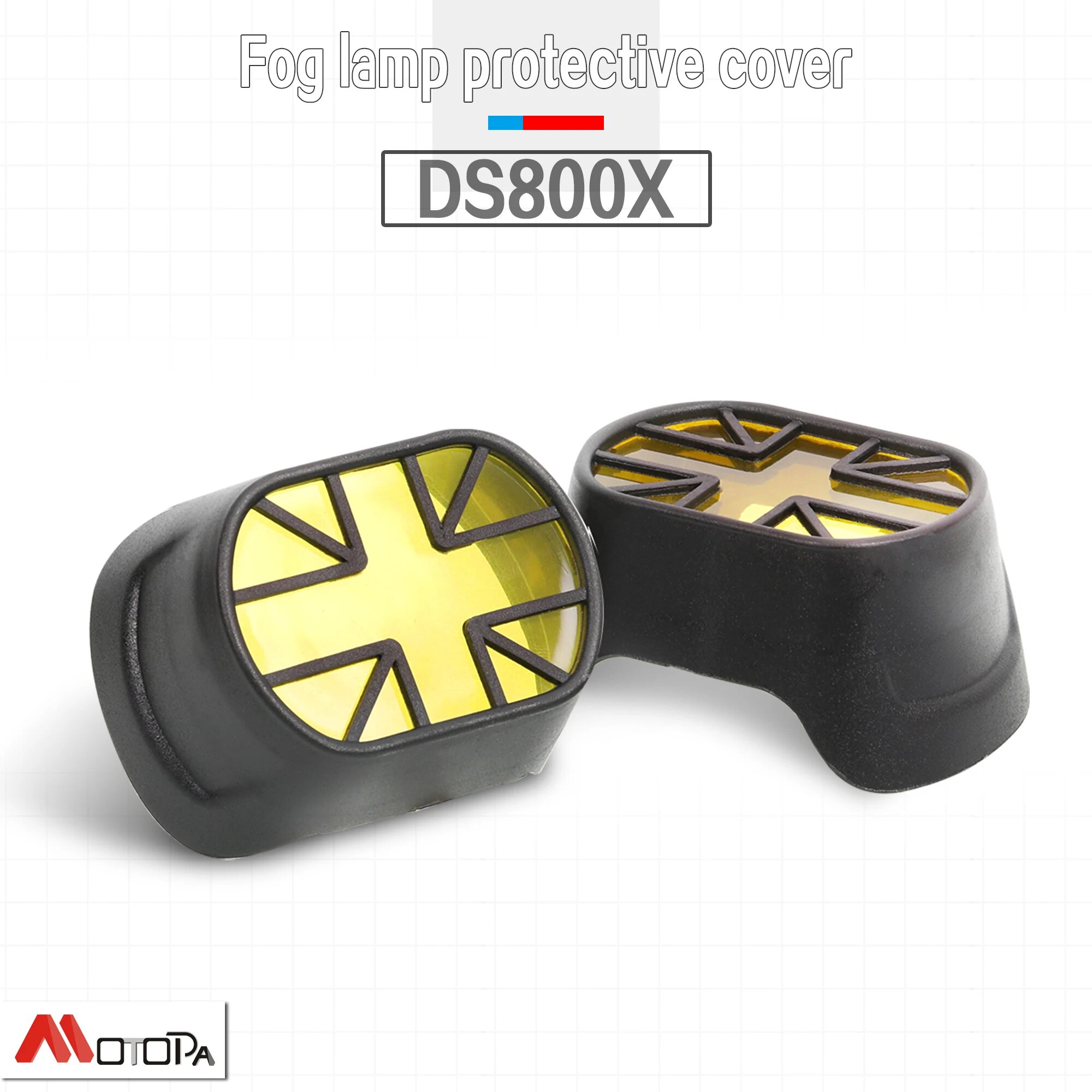 Защита противотуманной фары Loncin DS800X, желтая