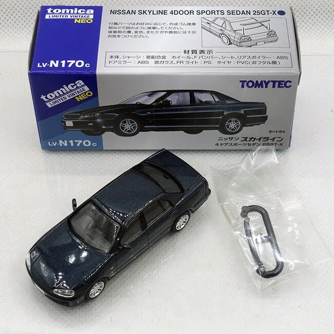 TAKARA TOMY TOMYTEC 1/64 TLV N170c Nissan Skyline R34 Новая коллекционная серия, литая под давлением, игрушечная машинка из сплава, праздничный подарок