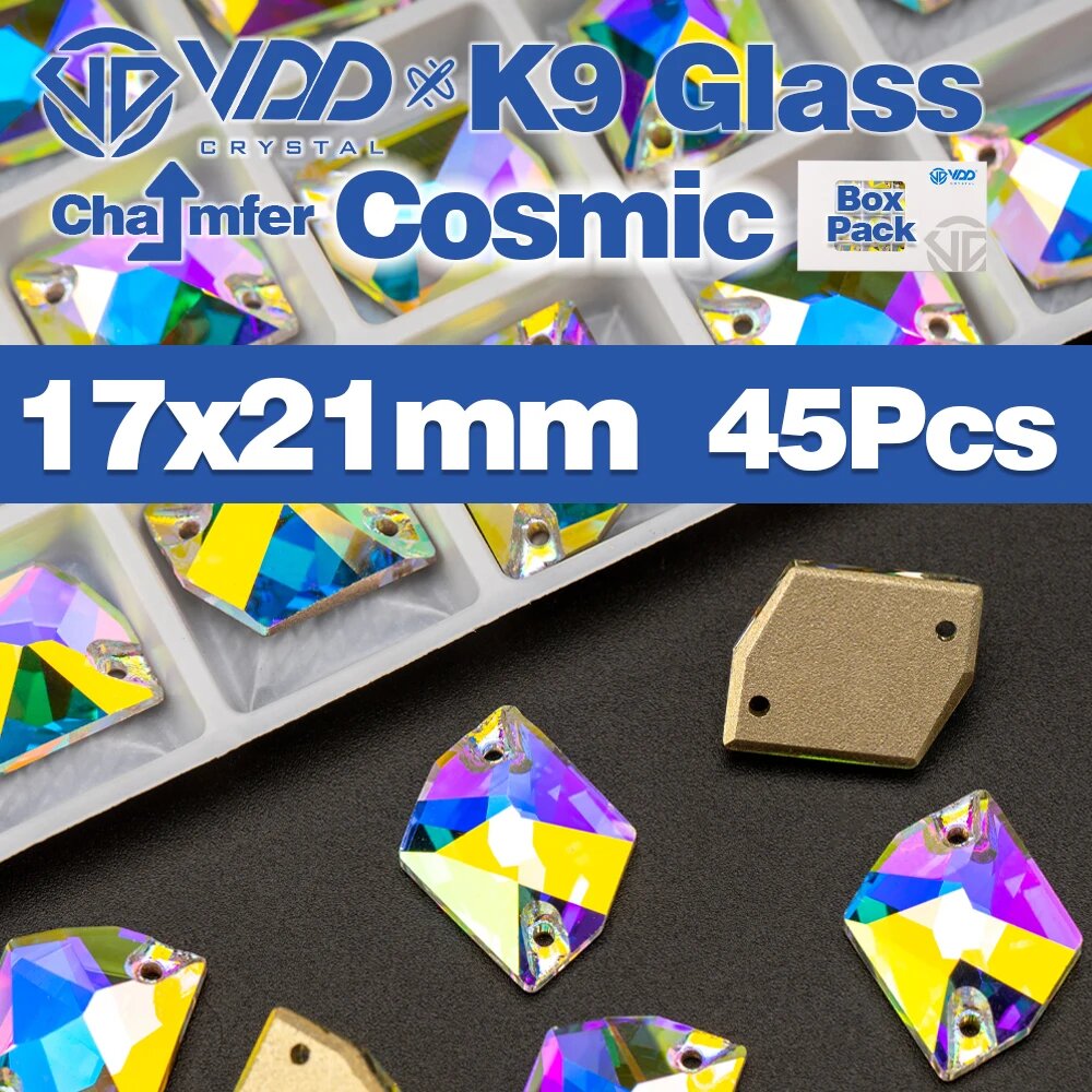 Стразы Cosmic K9 стекло 17x21mm 45шт