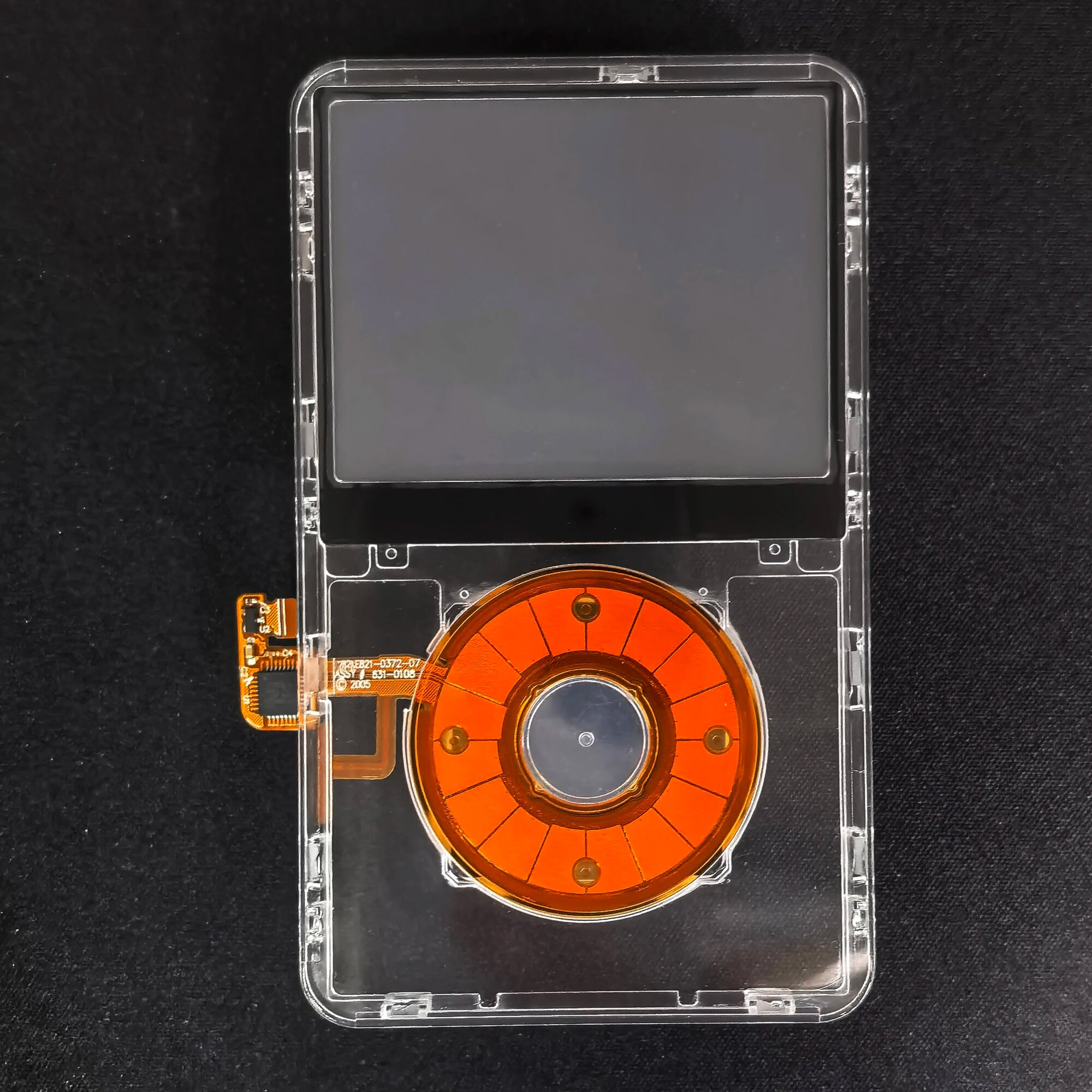 Прозрачный корпус для iPod Classic 5th Gen, Clear Orange