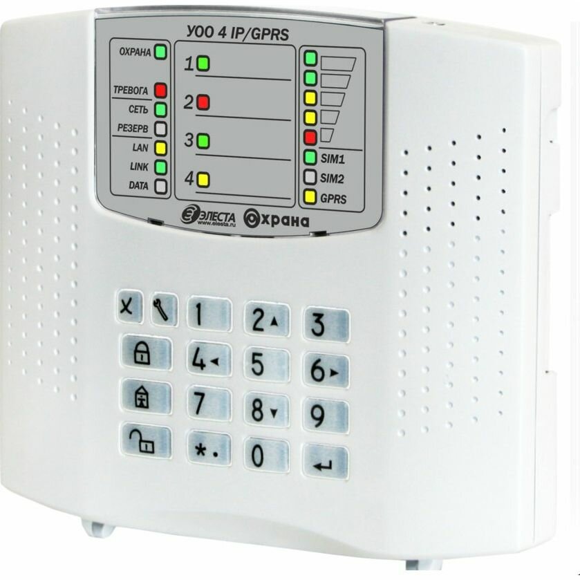 Элеста Юпитер-2463 (4 IP/GPRS/Wi-Fi) Прибор охранно-пожарный