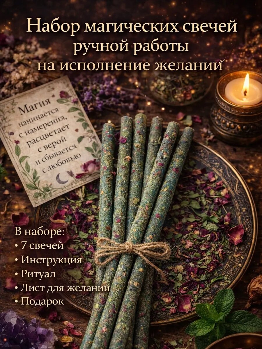 Свечи магические на исполнение желаний