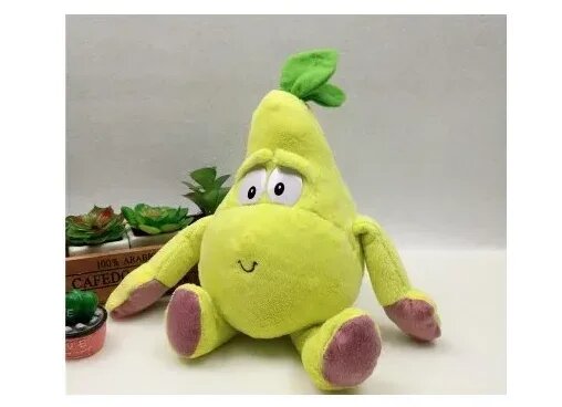 Плюшевая игрушка Груша, зеленый цвет