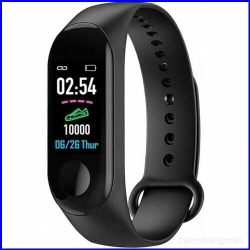 Фитнес браслет BandRate Smart BRSM333PLBB с измерением уровня кислорода в крови, артериального давления