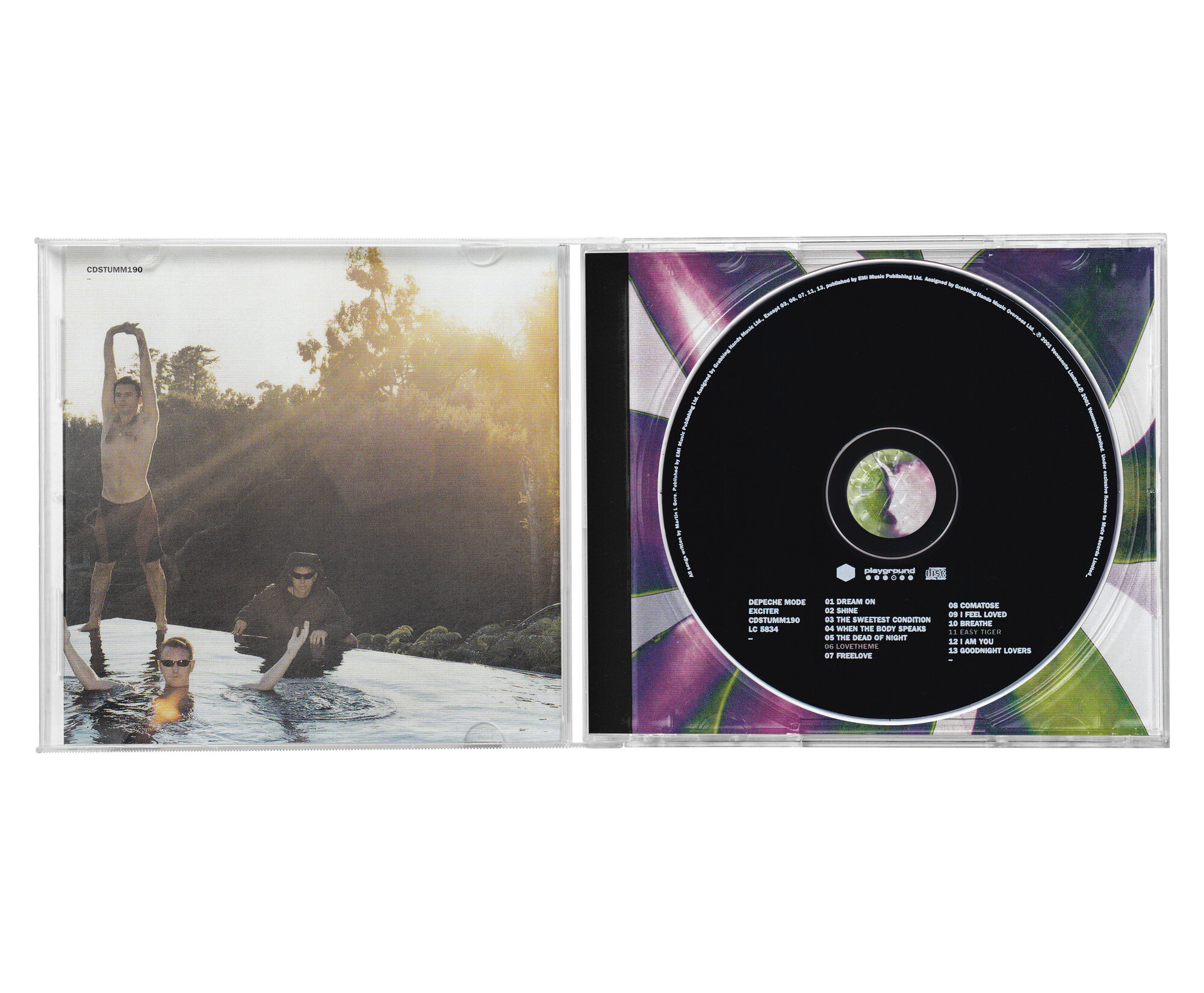 Depeche Mode - Exciter, 2001, 16-page, CD-Аудио — фото 1
