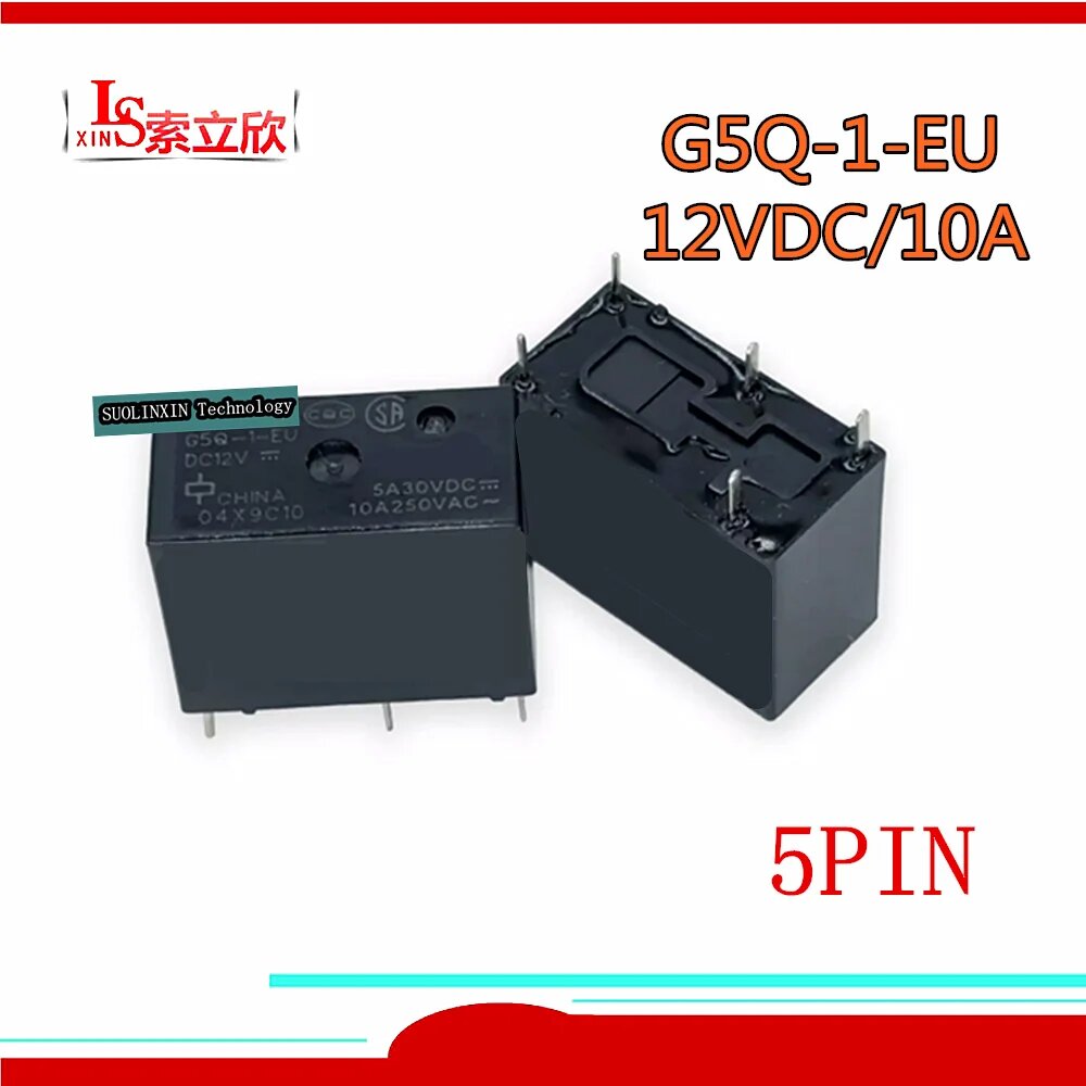 Реле G5Q-1 EU DC12V/DC24V, 10 шт.
